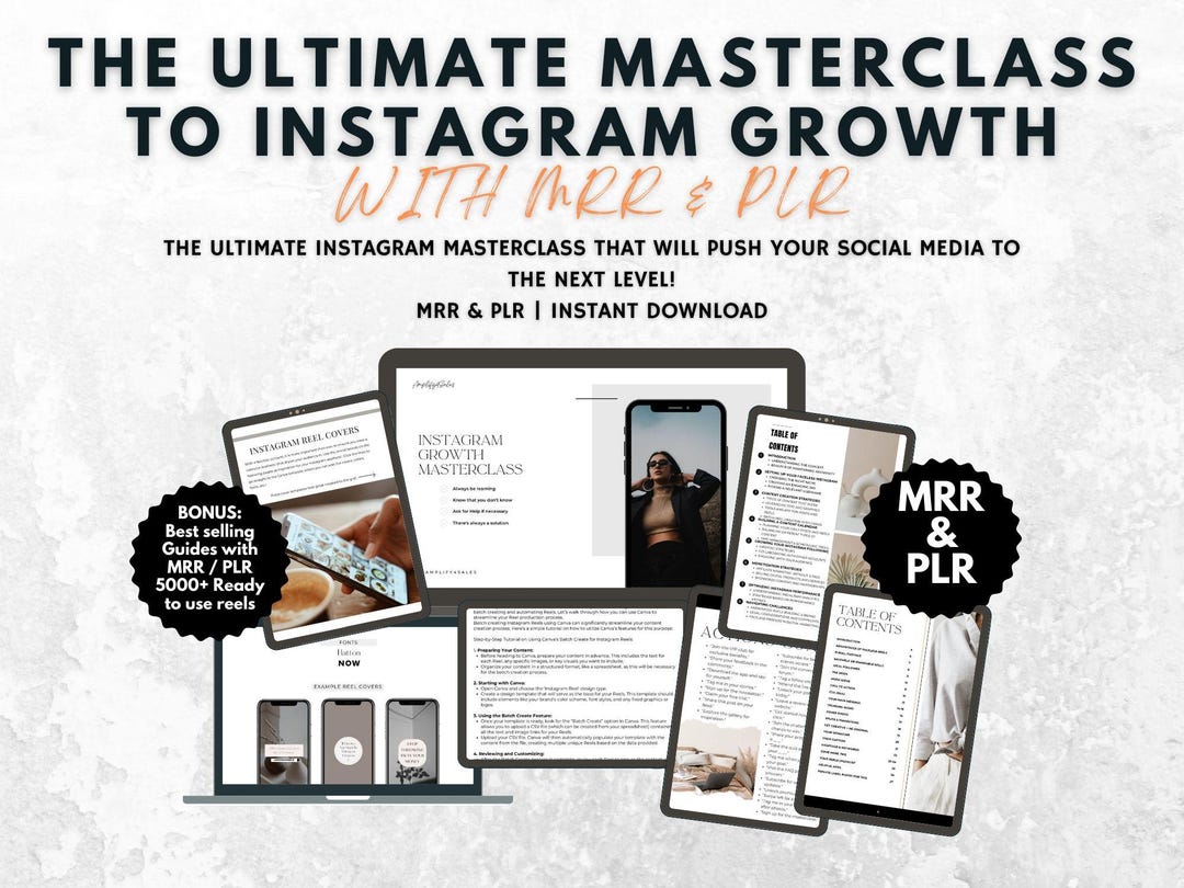 The Ultimate Instagram Masterclass | Social Media Growth With Master ...