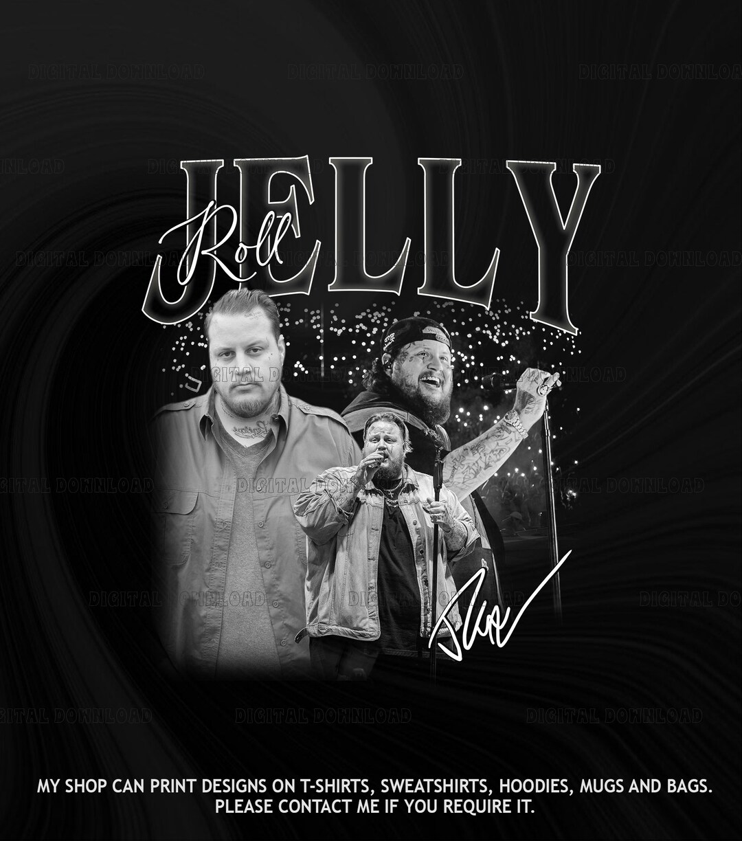 Jelly Roll Svg, American Rock Singer PNG, Instant Download, Jelly Roll ...