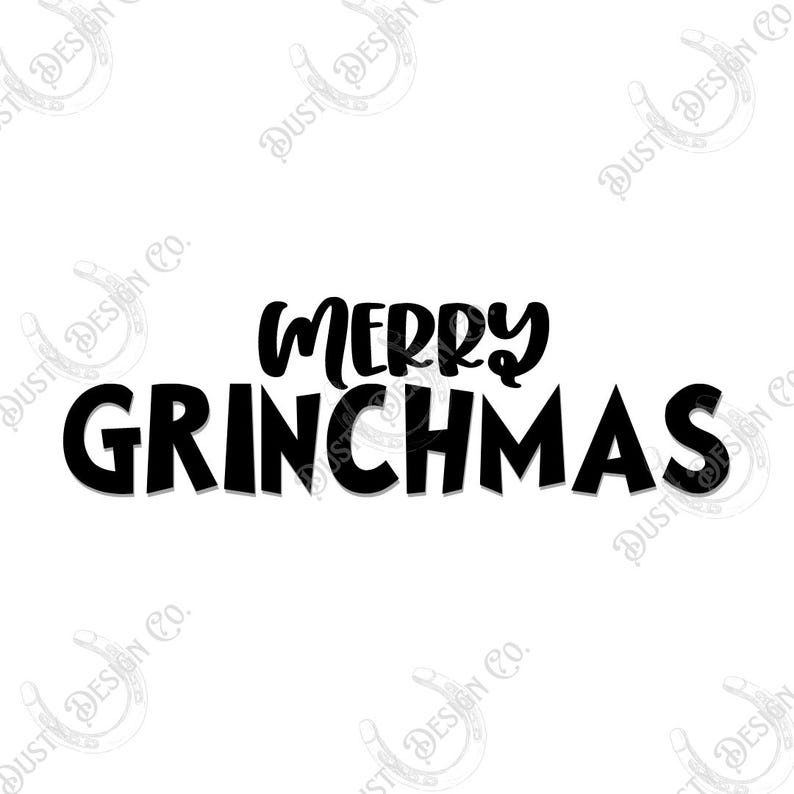Merry Grinchmas Designs Png-digital Download - Etsy