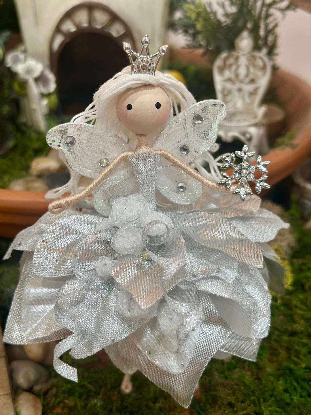 Snowflake (handmade Flower Fairy) - Etsy