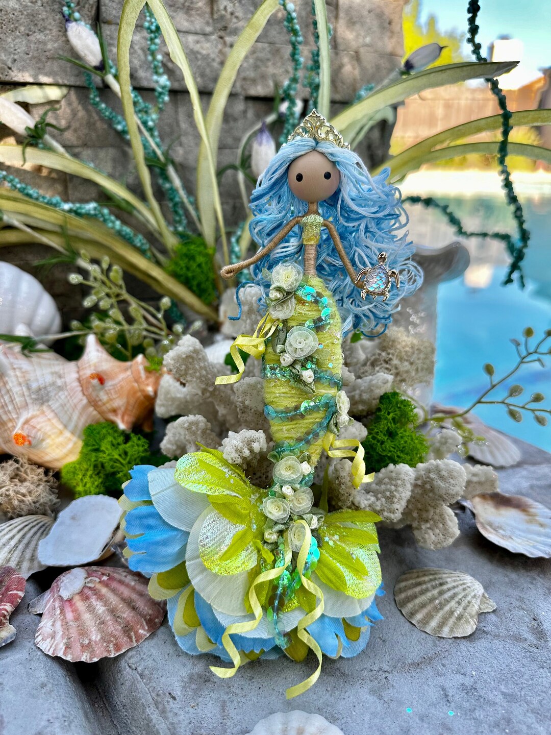 Mona (handmade Flower Mermaid) - Etsy