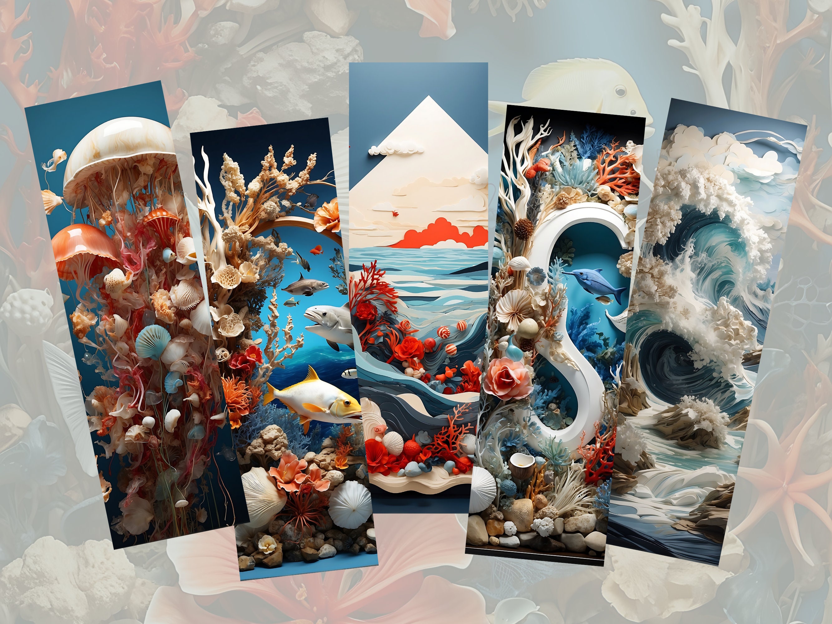 Maritime Bookmarks Printable | Set Sail With Nautical Bookmarks - Etsy