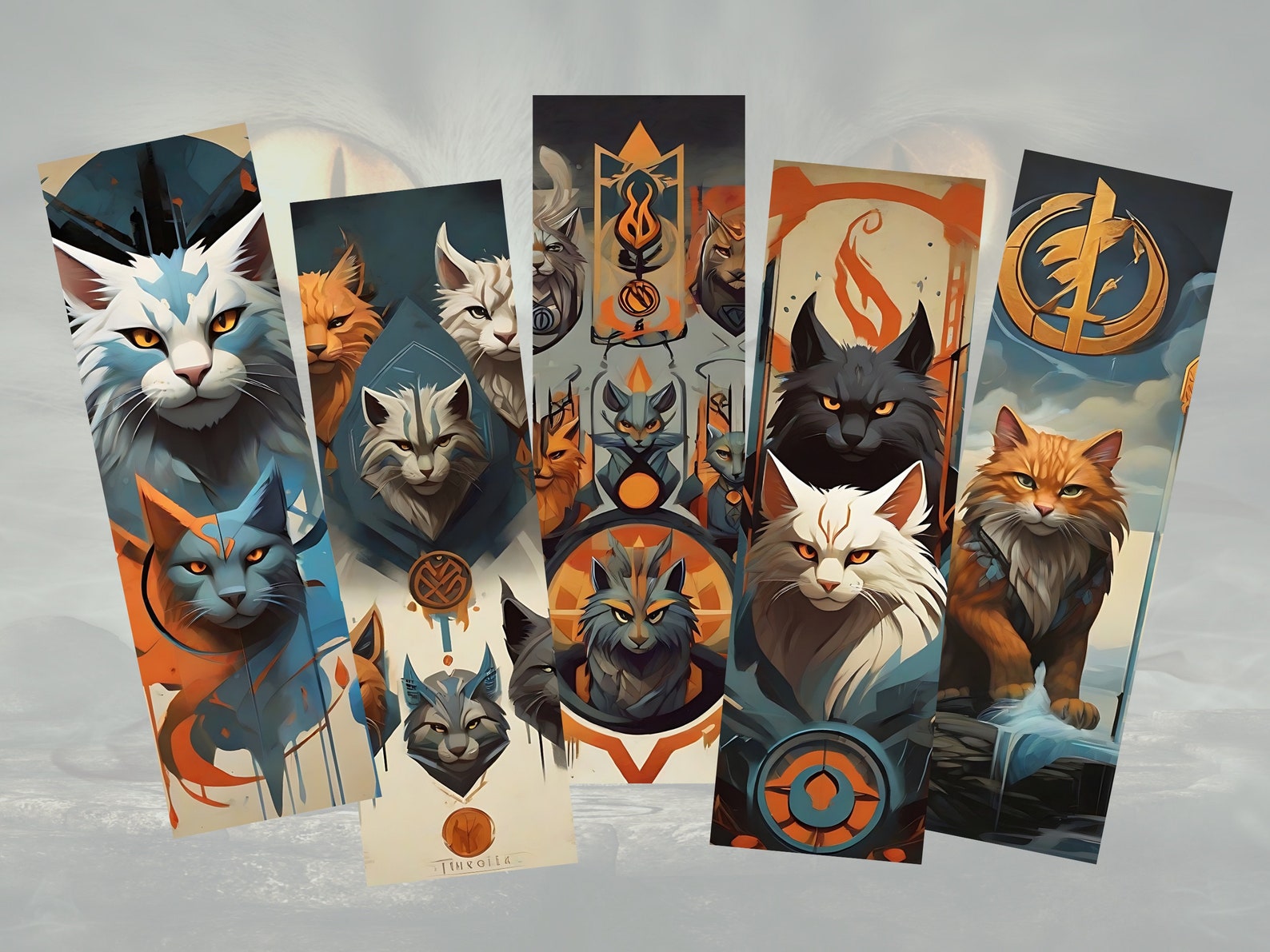 Warrior Cats Bookmarks Printable | Digital Download for Cat Lovers - Etsy