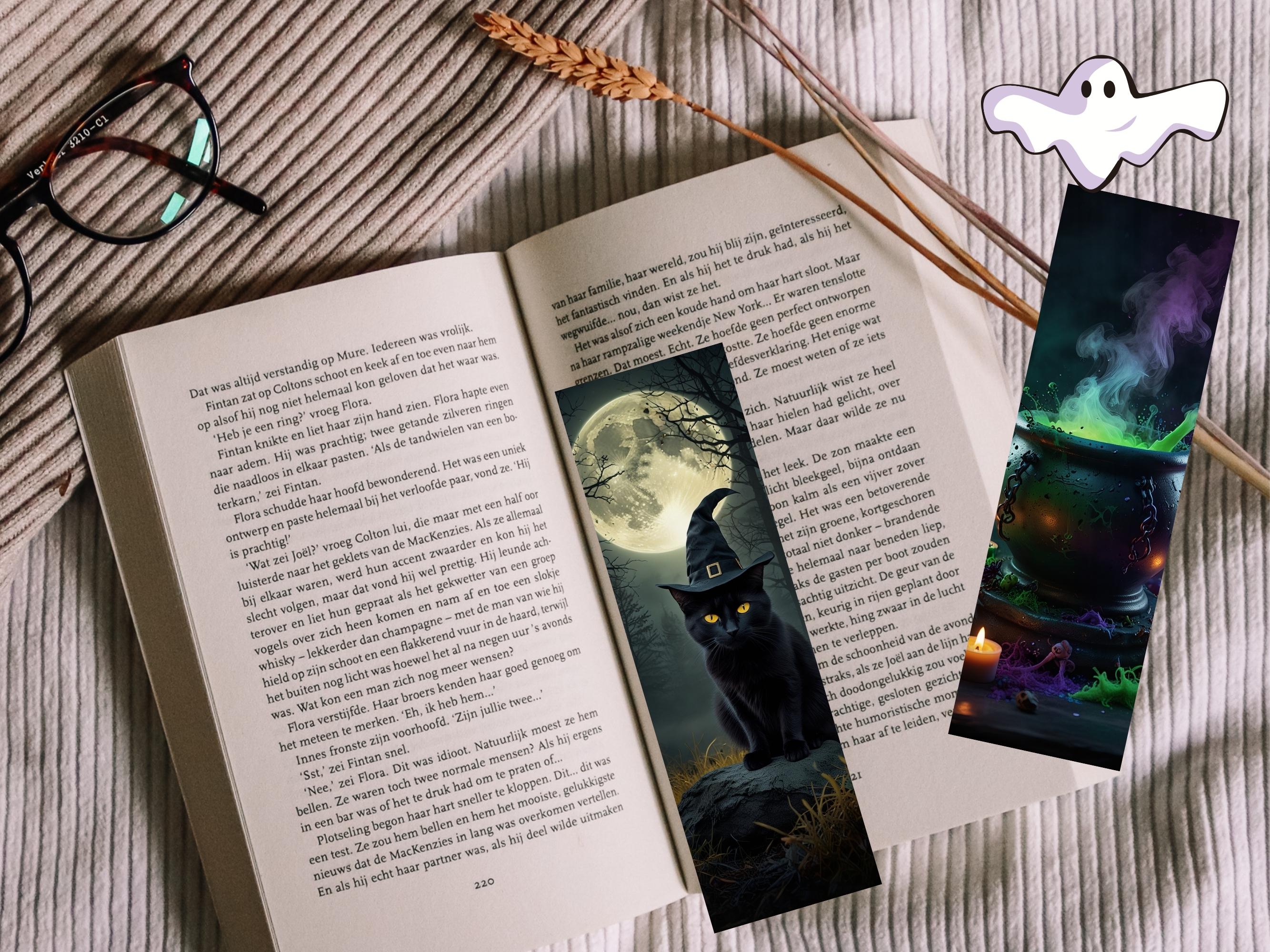 Halloween Bookmark Printable | Digital Download for Halloween - Etsy
