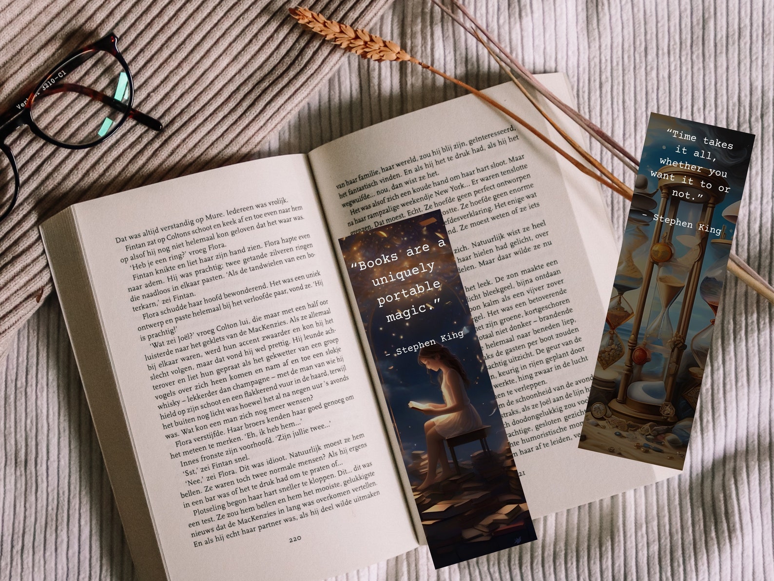 Stephen King Bookmarks Printable | Stephen King Book Lover Bookmark - Etsy