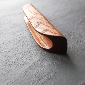Handmade Oak Wood Drawer Pulls: Modern Rounded Furniture Handles - Etsy