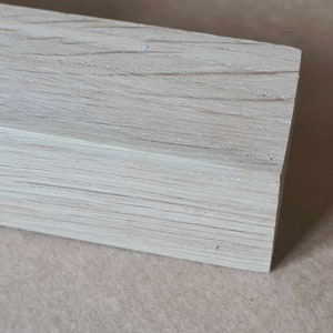 Long Wood Pulls Oak Handles Simple Kitchen Hardware Dresser Pulls ...