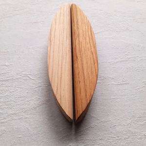 Elegant Long Wood Handles Pulls, Simple Furniture Hardware, Dresser ...