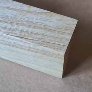 Long Wood Pulls Oak Handles Simple Kitchen Hardware Dresser Pulls ...