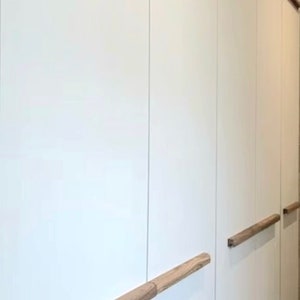 Oak Wood Handles Simple Kitchen Cabinet Hardware Drawer Pulls ...
