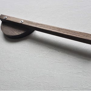 Handmade Oak Cabinet Handle: Round Wooden Drawer Pull - Etsy