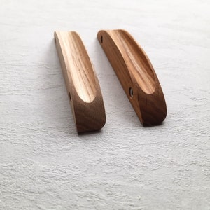 Elegant Long Wood Handles Pulls, Simple Furniture Hardware, Dresser ...