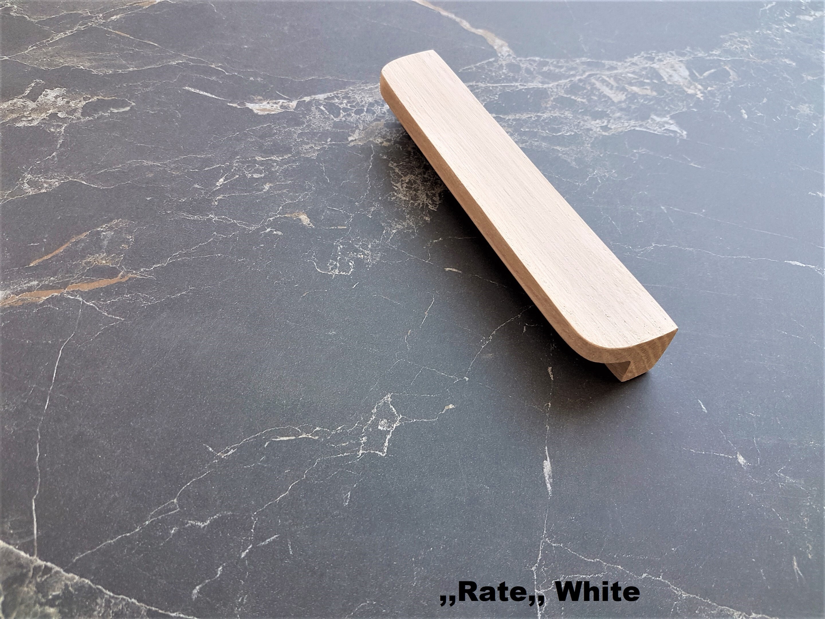 Rounded Long Wood Pulls Oak Handles Simple Kitchen Hardware Dresser ...