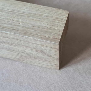 Long Wood Pulls Oak Handles Simple Kitchen Hardware Dresser Pulls ...