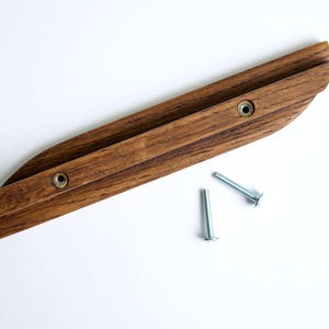 Handmade Oak Wood Furniture Handles: Modern Cabinet Knobs - Etsy