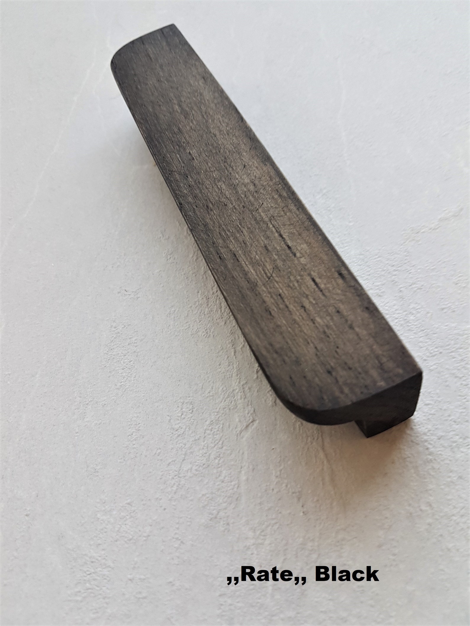 Rounded Long Wood Pulls Oak Handles Simple Kitchen Hardware Dresser ...