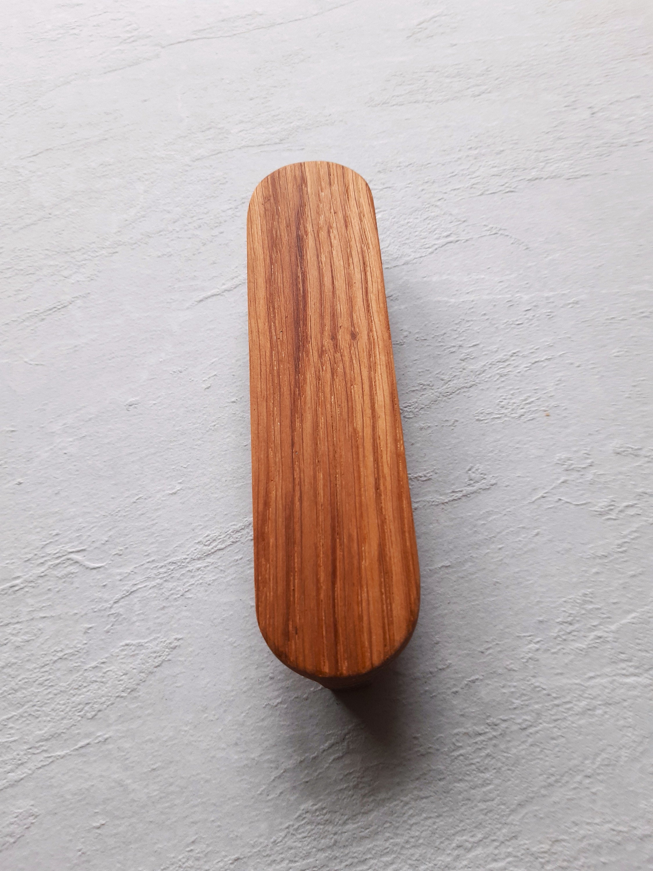 Long Oak Wood Handles Pulls Simple Kitchen Hardware Dresser Pulls ...