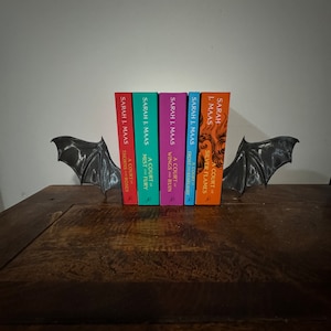 Bat Wing Bookends - ACOTAR Inspired - Etsy