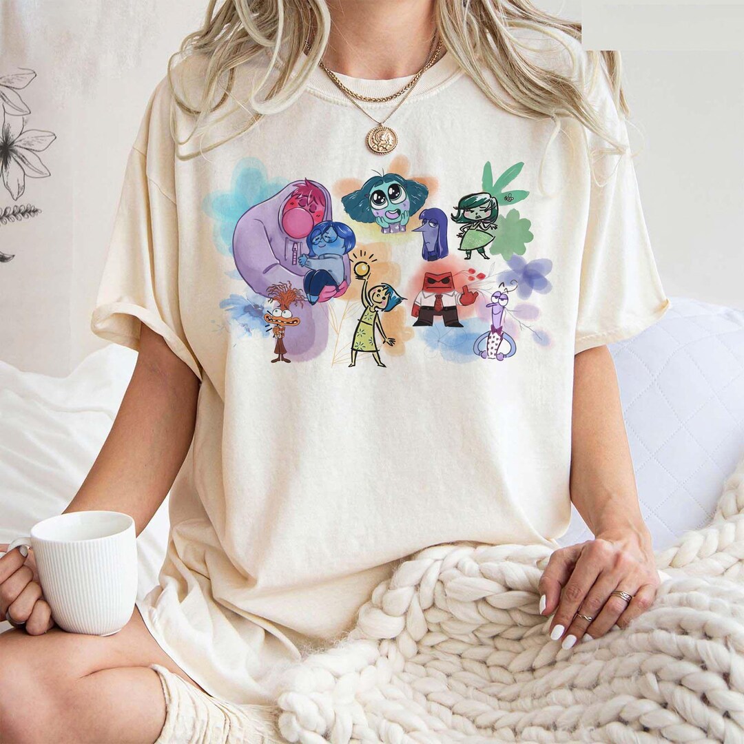 Pixar Inside Out Characters Group T-shirt, Today is A Core Memory Day ...