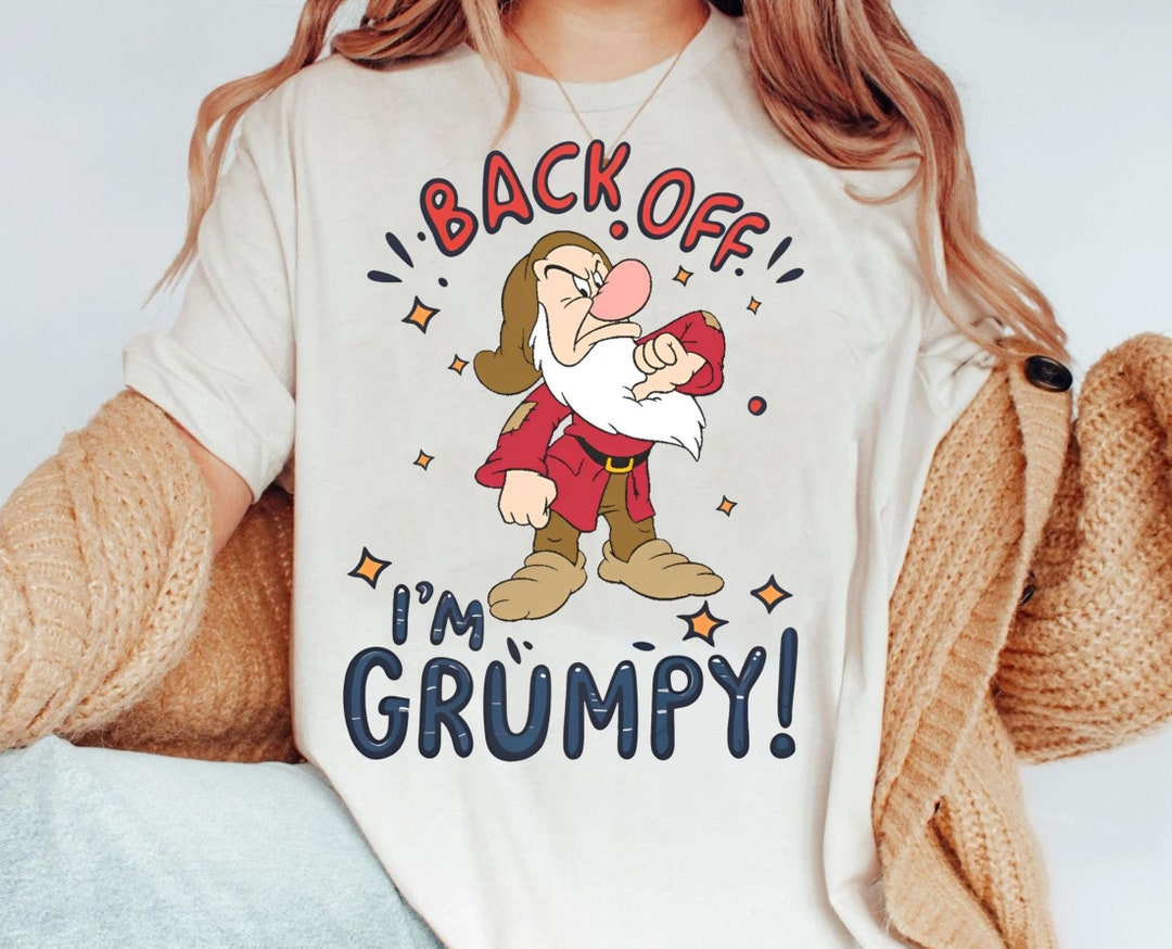 Vintage Back off I'M Grumpy Shirt Snow White and Seven - Etsy