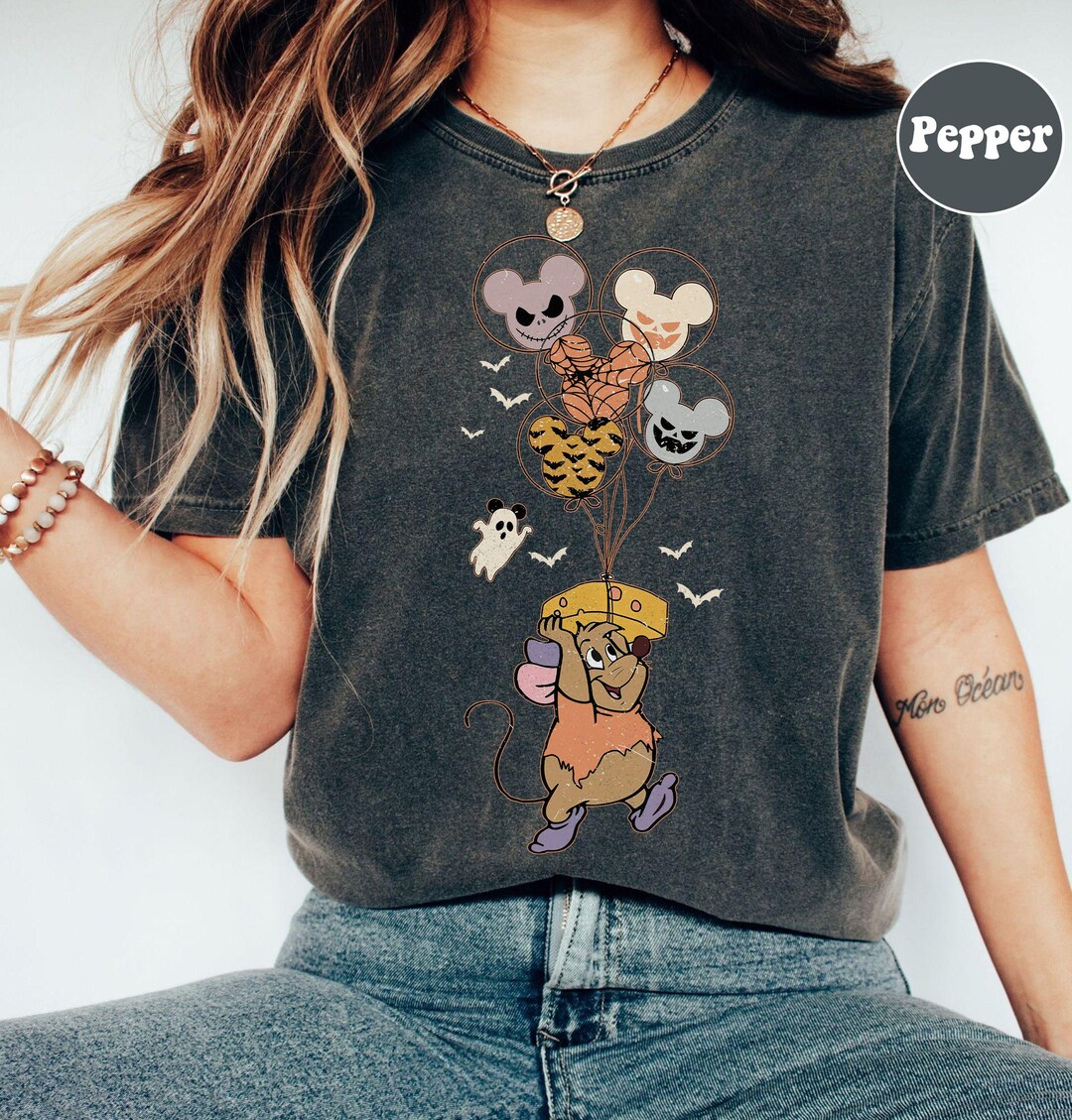 Retro Cinderella Gus Gus Snack Halloween Shirt, Disney Gus Gus Balloon ...