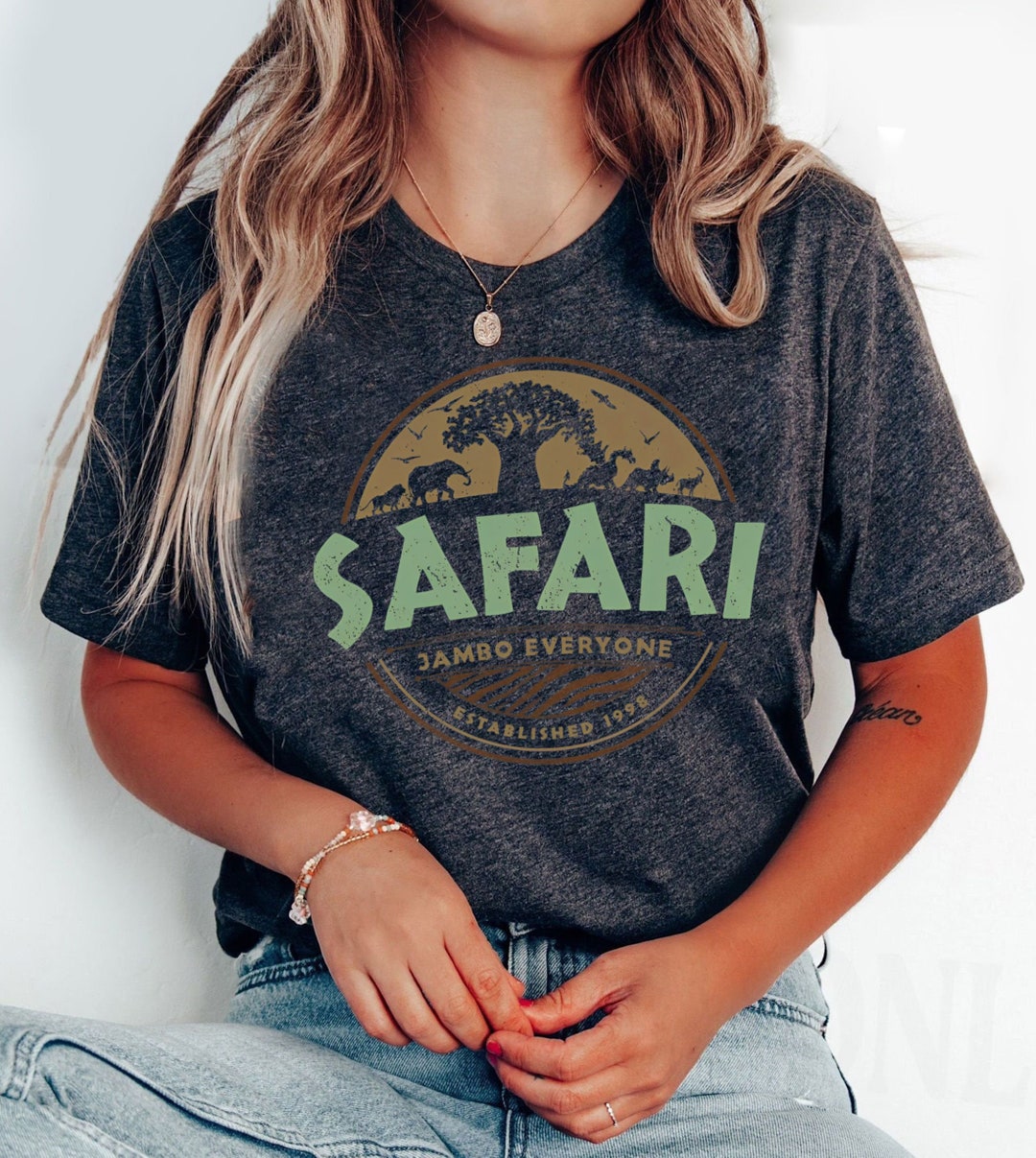 Retro Disney Kilimanjaro Safari Shirt Disneyland Parks Family T-shirt ...