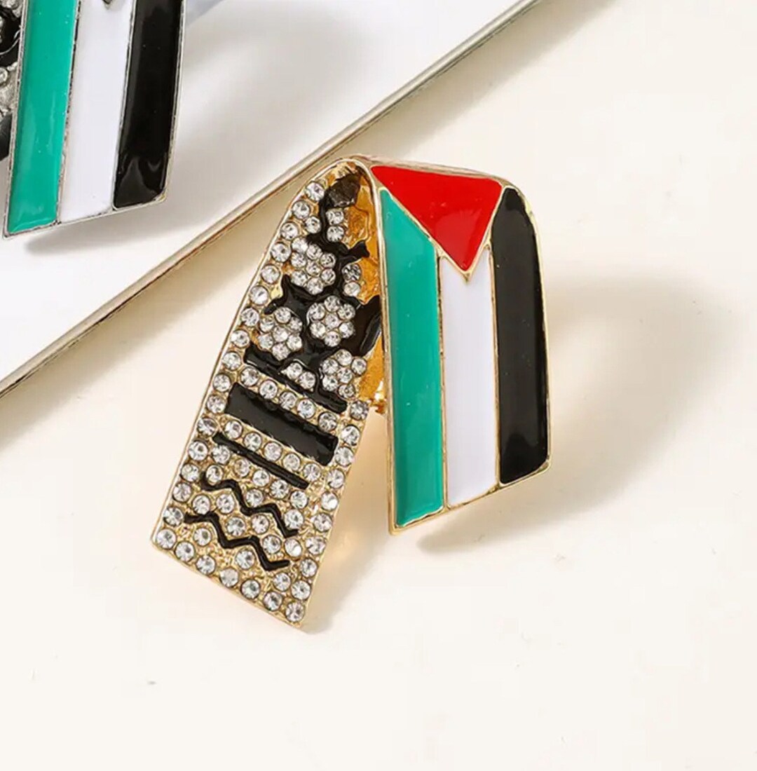 Brooch Kufiya Al Aqsa Mosque Key Shape Brooch Jewelry Gift Charm ...