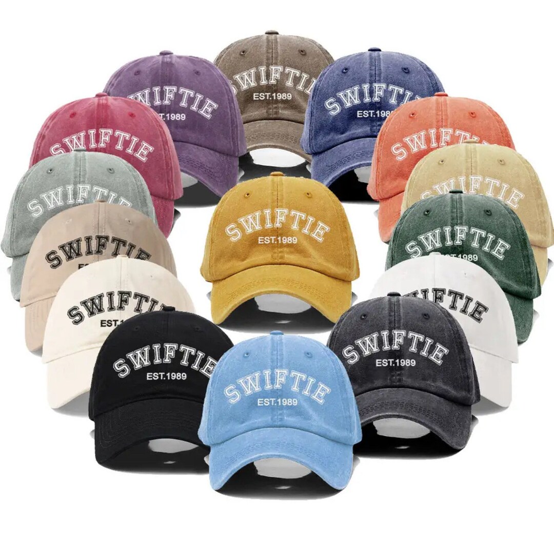 Taylors Swiftie 1989 Embroidery Baseball Caps for Men Women Fashion ...