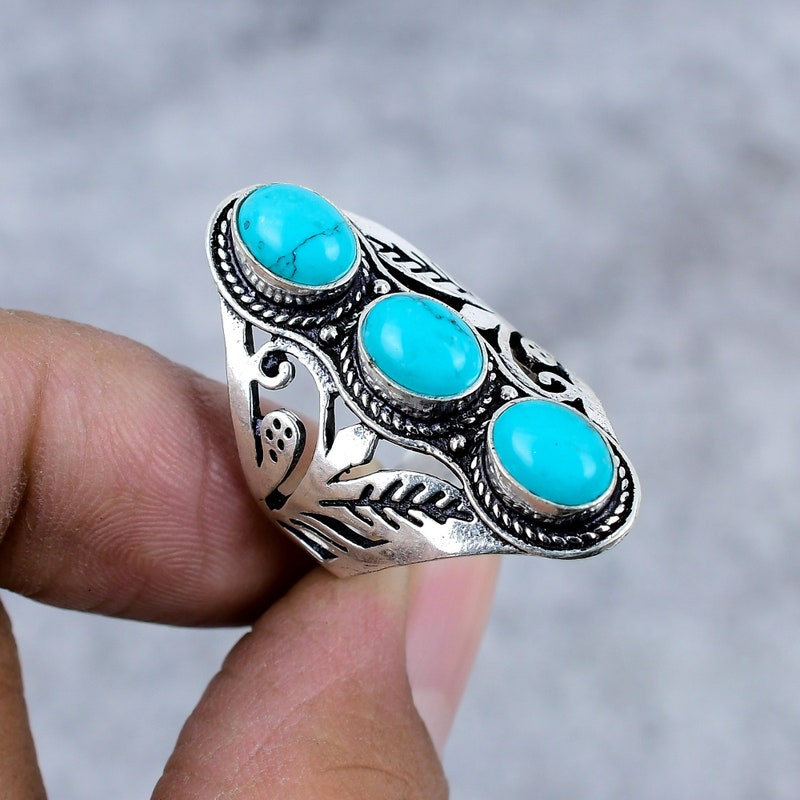 Handmade Turquoise Ring - Etsy