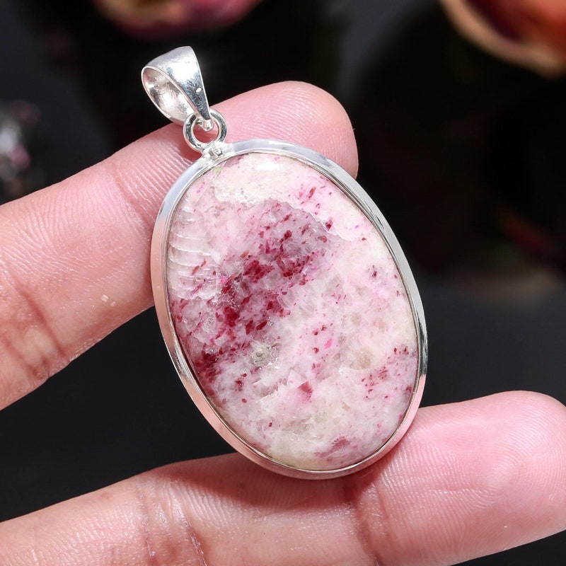 Cinnabar Pendant - Etsy