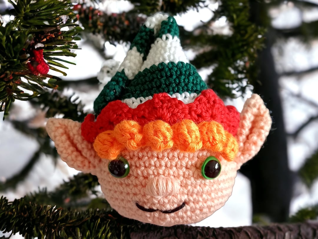 Christmas Ball the Little Elf Crocheted - Etsy