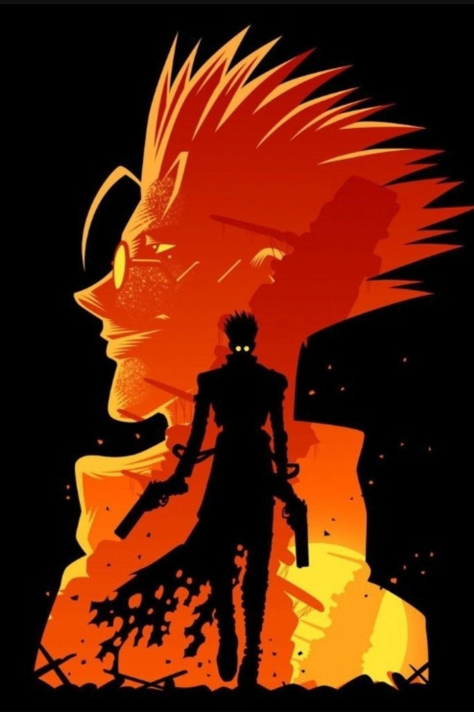 Anime Digital Print Poster, Old Gen, Aesthetic Poster, Anime, Trigun - Etsy