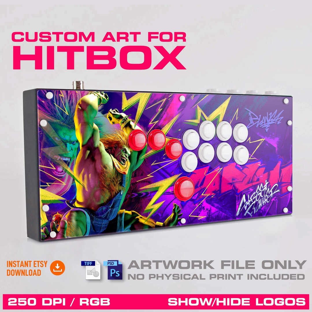 Exclusive Design Downloadable Graphic to Customize Your HITBOX Arcade ...