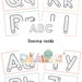 Printable Tracing Cards - Alphabet - PDF - A5 - Etsy