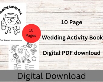 Children’s Wedding Activity Pack Printable - Etsy