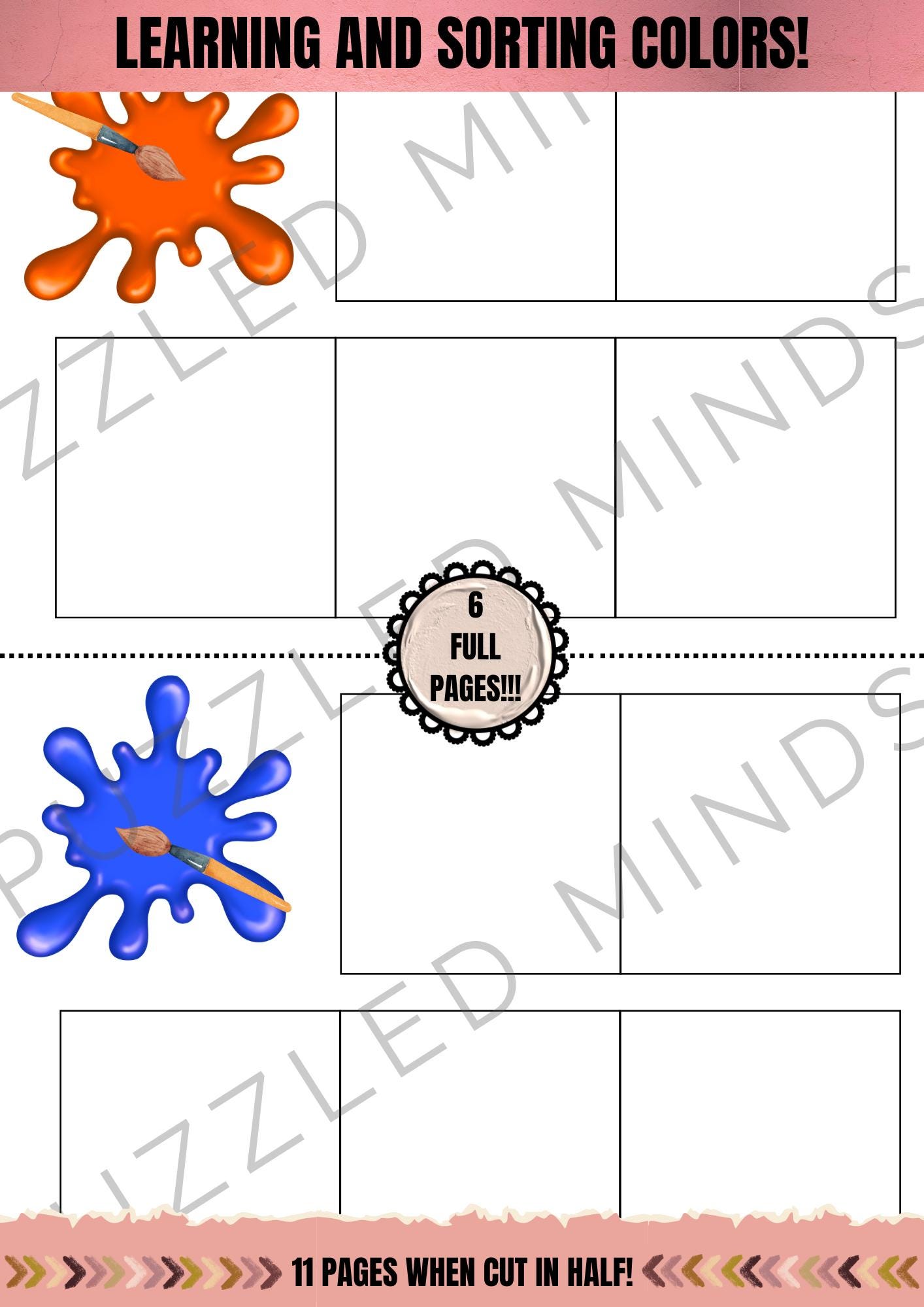 Color Matching, Learning Colors, Color Worksheets, Aba, Pre-k ...