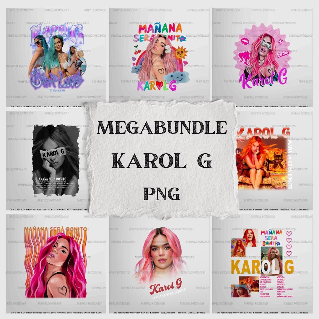 Mañana Será Bonito Png, Karol G Heart Png, Karol G Svg, Gift for Her ...