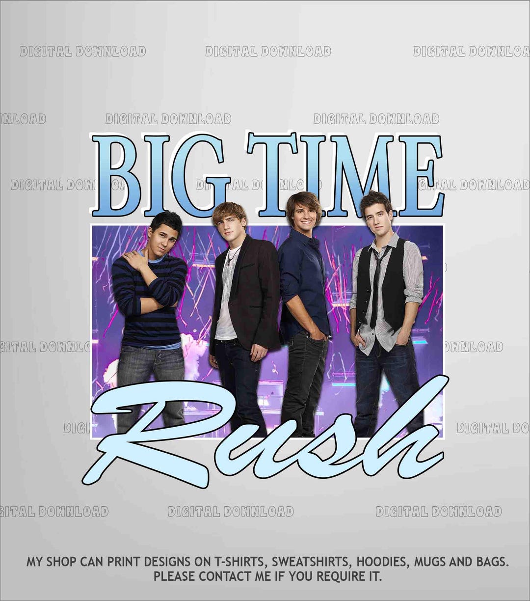 Big Time Rush Png, BTR Vintage Big Time Rush Forever Png, Digital ...