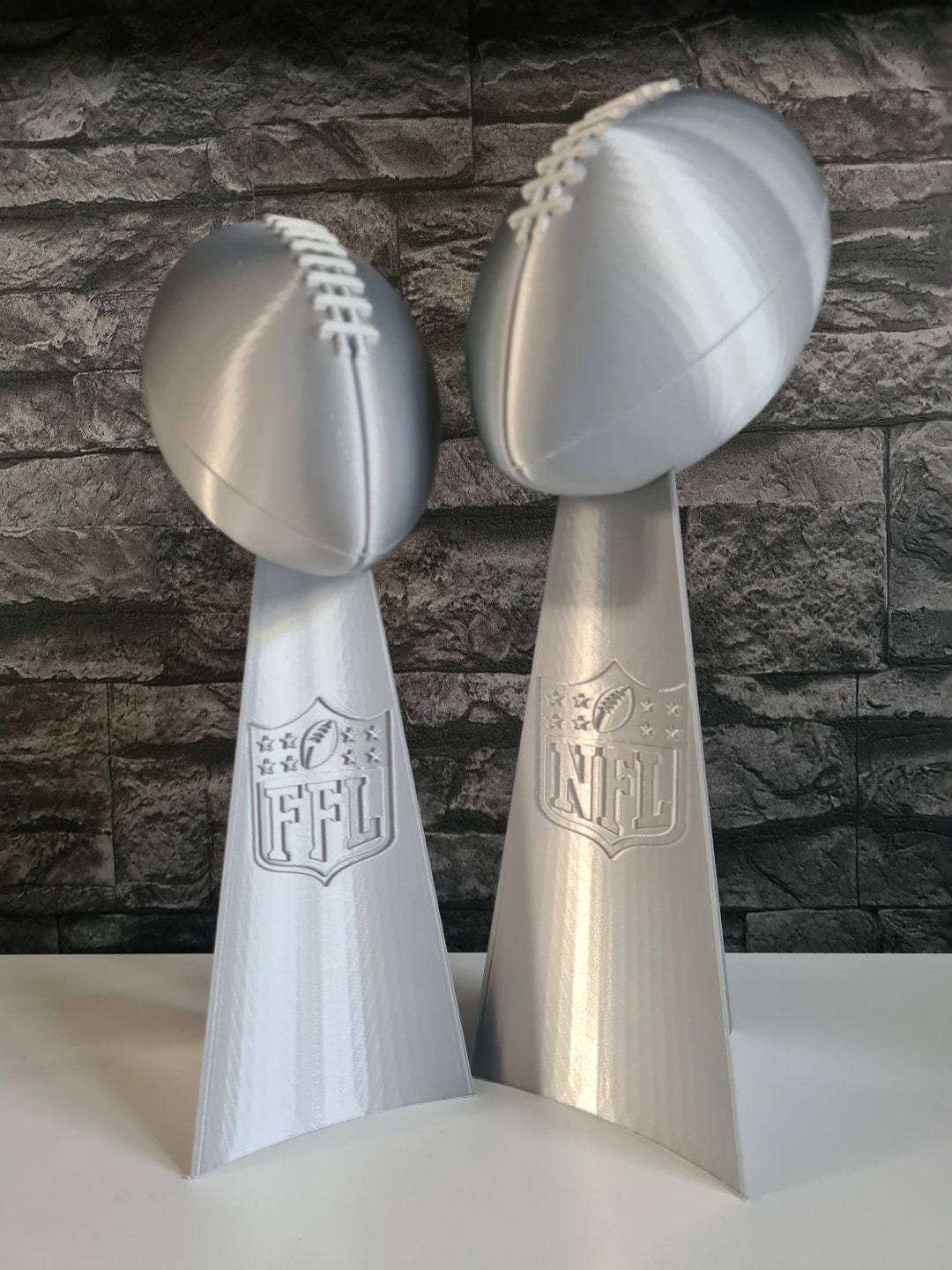 Nfl Vince Lombardi Trophy Ffl Superbowl Trophy Cup Replica Etsy