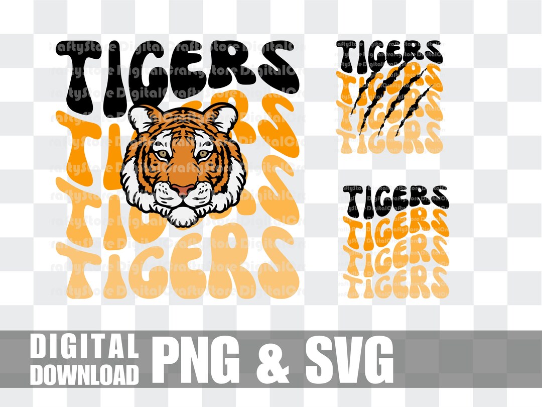 Tigers PNG SVG, Tiger Pride Svg, Tiger Svg, Tigers Design, Tiger School ...