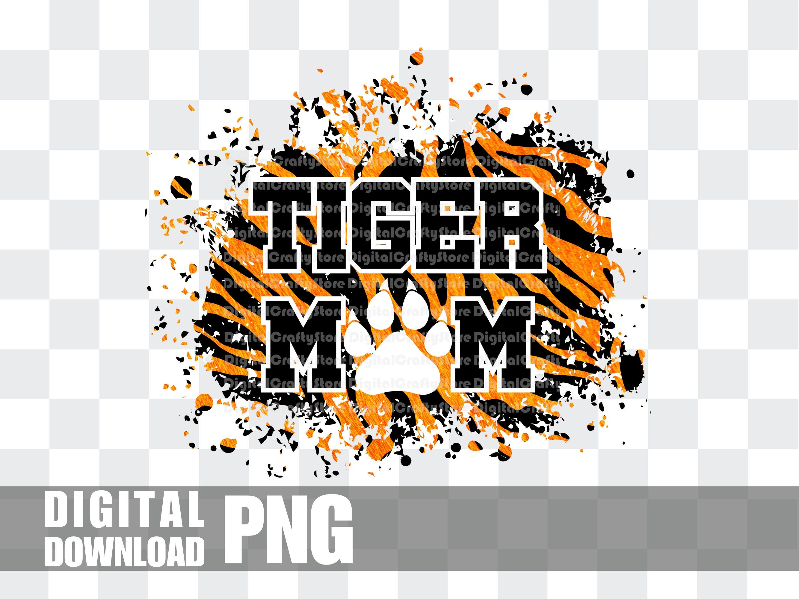 Tigers Mom PNG, Tiger Png, Tiger Pride Png, Mama Tiger Png, Tigers ...