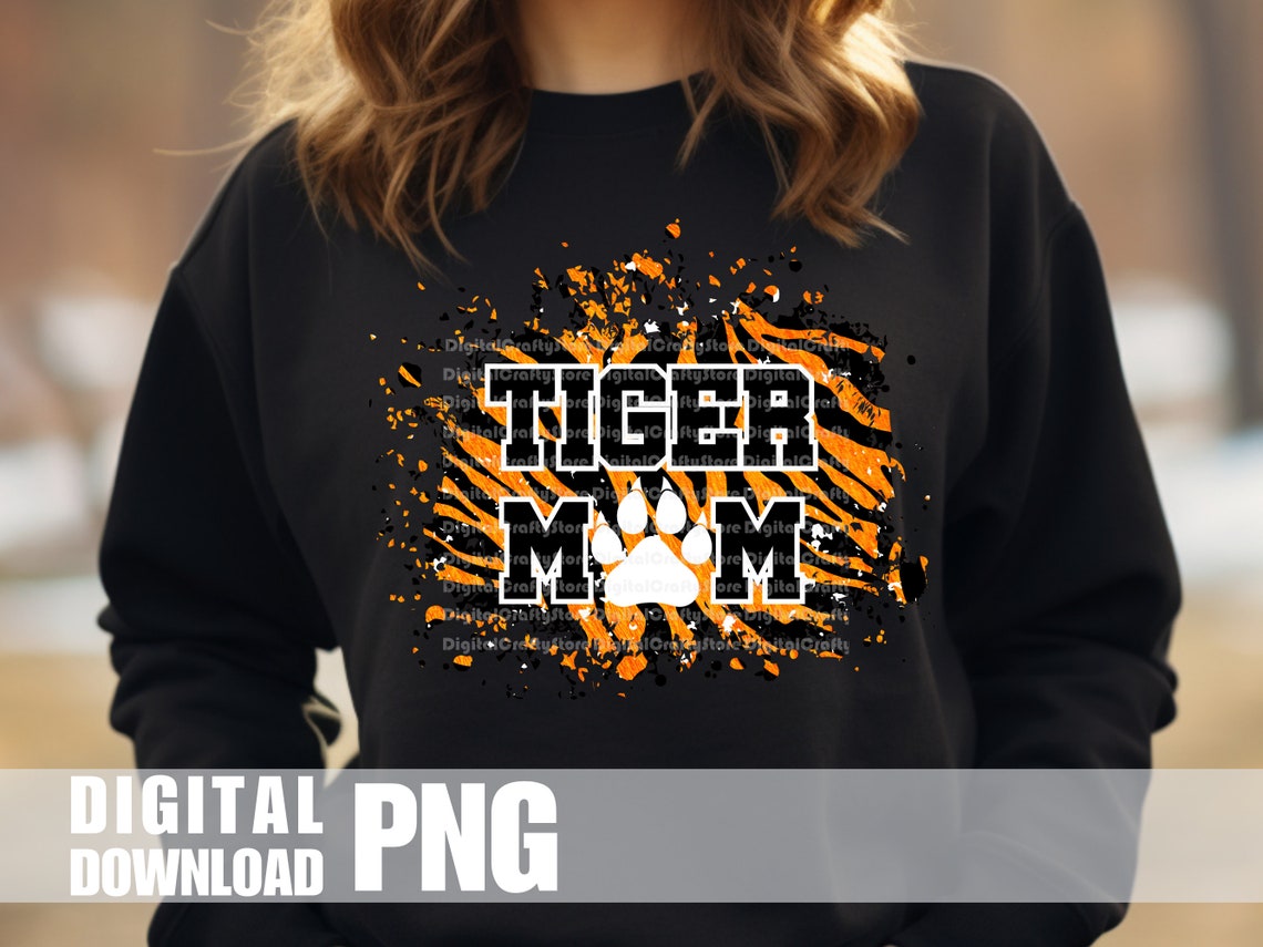 Tigers Mom PNG, Tiger Png, Tiger Pride Png, Mama Tiger Png, Tigers ...