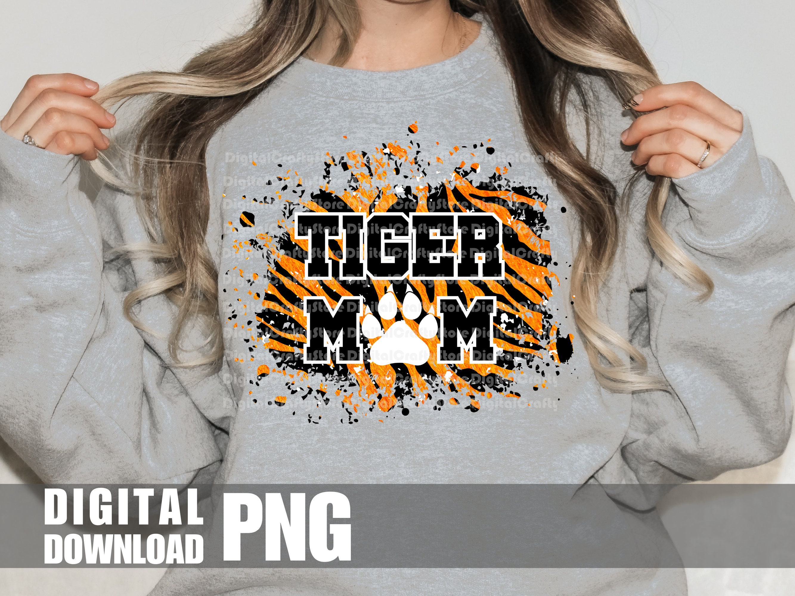Tigers Mom PNG, Tiger Png, Tiger Pride Png, Mama Tiger Png, Tigers ...
