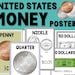 USA Money Posters - Including Coins and Bills US Currency - Etsy