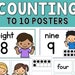Counting to 10 Posters and Flashcards - Fingers, Tens Frame, Number and ...