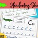 Ants in the Apple Handwriting Sheets | Victorian Cursive Font ...