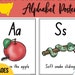 Ants in the Apple Alphabet Posters & Flashcards - NSW Foundation Font ...
