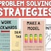Problem Solving Strategy Posters for Word Problems - Elementary Grade 1 ...