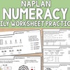 Naplan Numeracy Practise Tests Year 5 Daily Maths Worksheets - Etsy