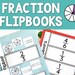 Matching & Equivalent Fractions Flipbooks - Worksheets With Pictures ...